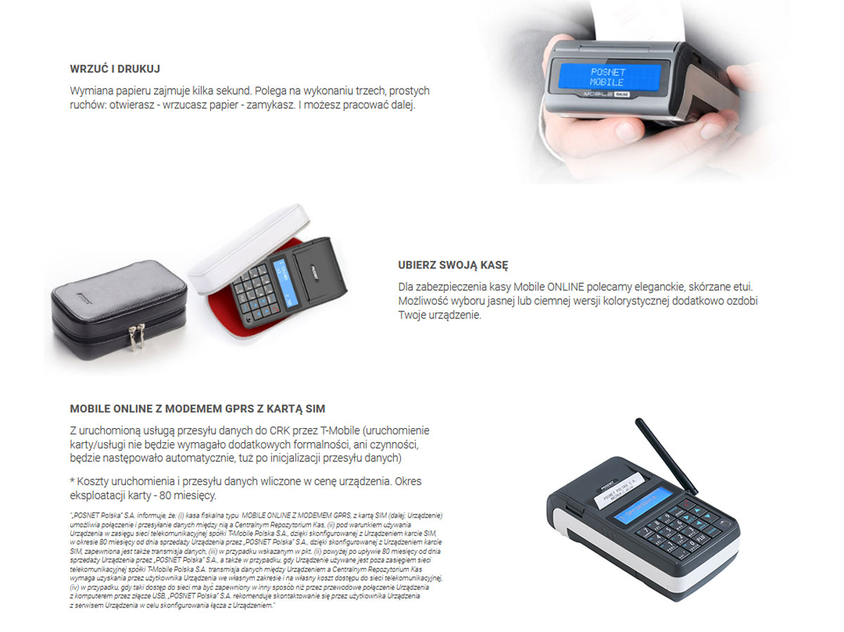 Kasa fiskalna Posnet Mobile Online + fiskalizacja GRATIS! | Dobra Cena ...