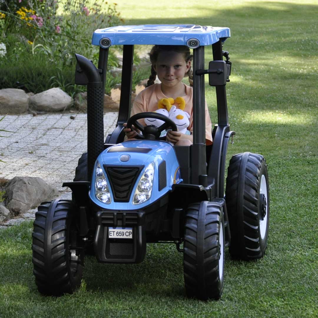 Traktor Na Akumulator New Holland A011 Niebieski 24V